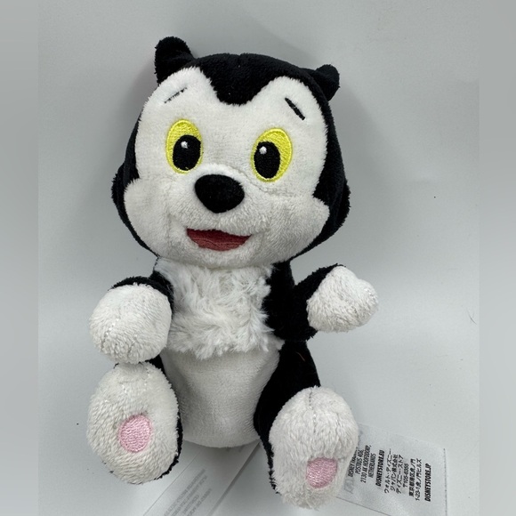 Disney | Toys | Disney Figaro Kitty Cat Plush Stuffed Animal 6 Sitting ...